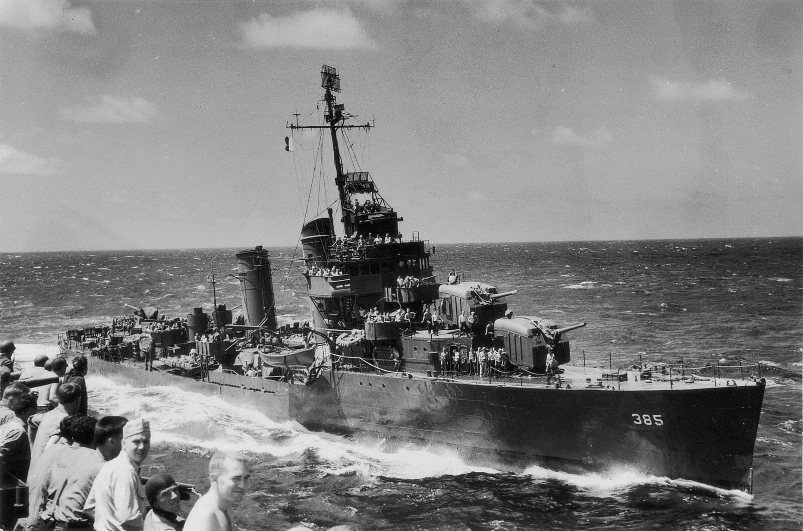 WW2 WWII Photo World War Two / USS Richey DE-385 US Navy Destroyer ...