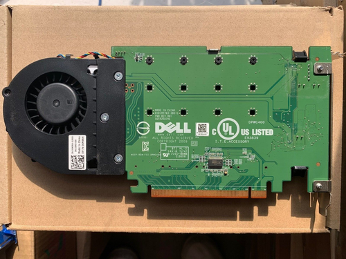 Dell SSD M.2 PCIe x4 Solid State Storage Adapter Card 6N9RH 80G5N JV6C8 ...