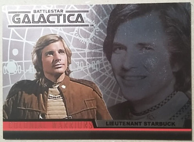Battlestar Galactica Rittenhouse 2004 Colonial Warrior CW5 Lieutenant ...