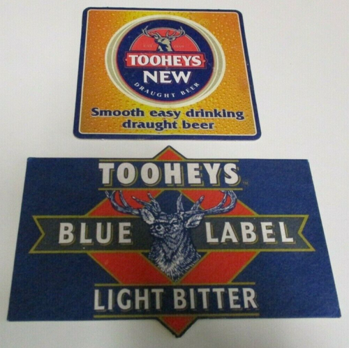 Tooheys Beer - Drink Coasters / Mats - Draught Beer and Blue Label ...
