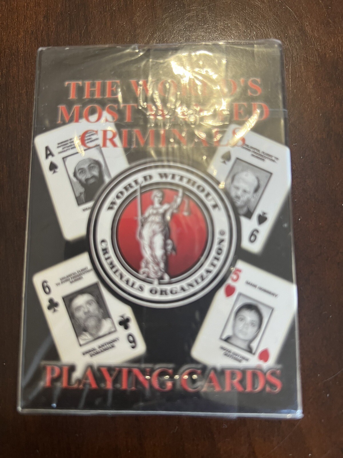 Osama Bin Laden Terrorist FBI Most Wanted Criminal Deck Card WTC 9 11 ...