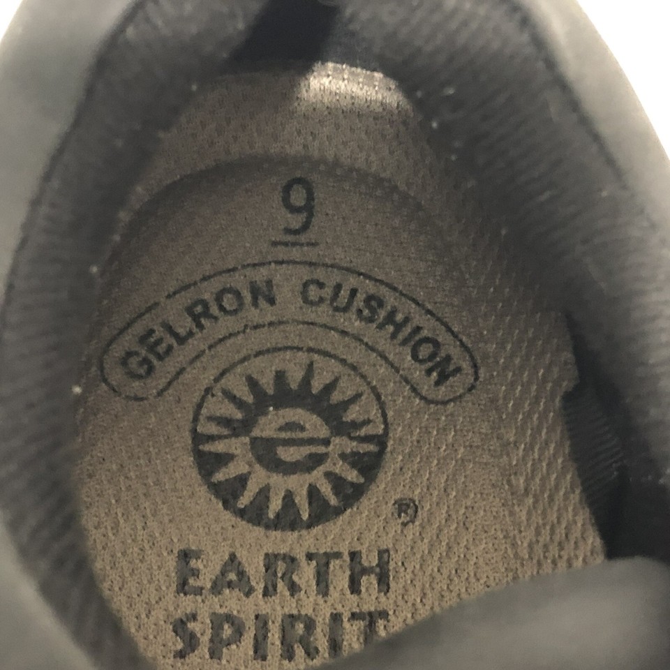 Earth Spirit Shoes Men's Size 9 Powell Oxford Black Vegan Leather ...