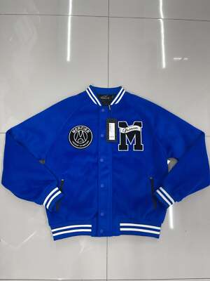 Mercier Varsity Blue Jacket | eBay UK