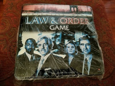 LAW & ORDER DETECTIVE BOARD GAME TIN CARDINAL / NEW | eBay