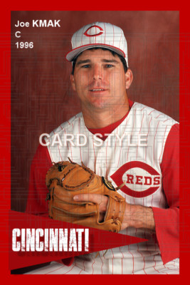 Joe Kmak - 1996 Cincinnati Reds - choose a size - color print | eBay