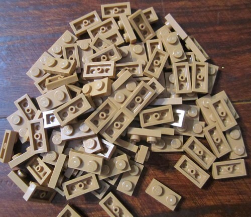 LEGO 1x2 Flesh Plate (25 pieces) #3023 | eBay