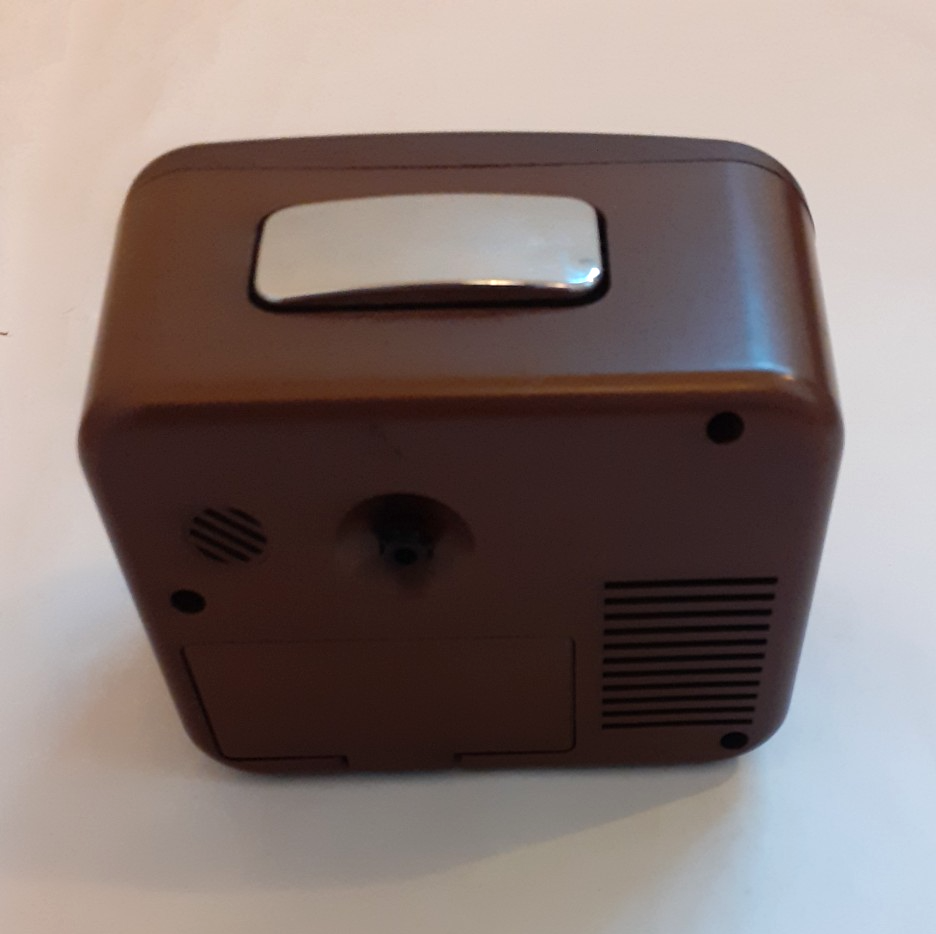 Seiko QHK046Z Analogue Bell Sound Alarm Clock - Brown | eBay UK