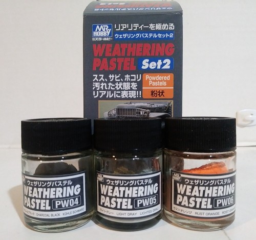 GSI Creos Mr.Hobby PP102 Mr. Weathering Pastel Set No. 2 (3 Pastels) | eBay