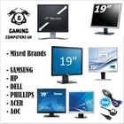 CHEAP Monitor 19" Inch PC Computer LCD VGA TFT HD FLATSCREEN DELL HP ...