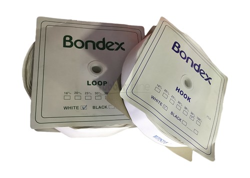 Hook and Loop 50mm Self Adhesive White - Fastening Tape - 25 meter Full ...