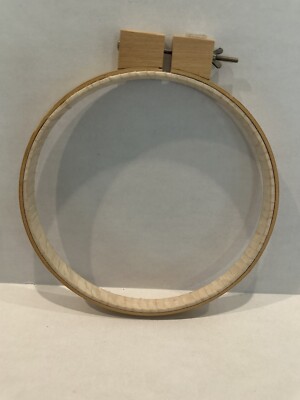 Vintage Wooden 10” Needlepoint Embroidery Hoop Needlework Crafts | eBay