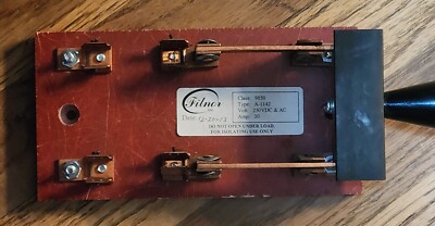 FILNOR Knife Switch Class-9850, Type A-1142, 250VDC & AC, 30 AMP | eBay