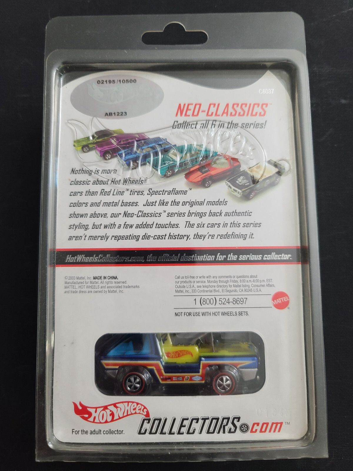 Hot Wheels Tow Truck Neo-Classics Series 3 LE of 10500 Red Line Club ...