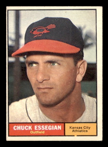 1961 Topps Baseball #384 Chuck Essegian VG/EX *e1 | eBay