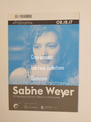SABINE WEYER FRAIRAIM PIANO MUSIQUE LUXEMBOURG carte postale | eBay