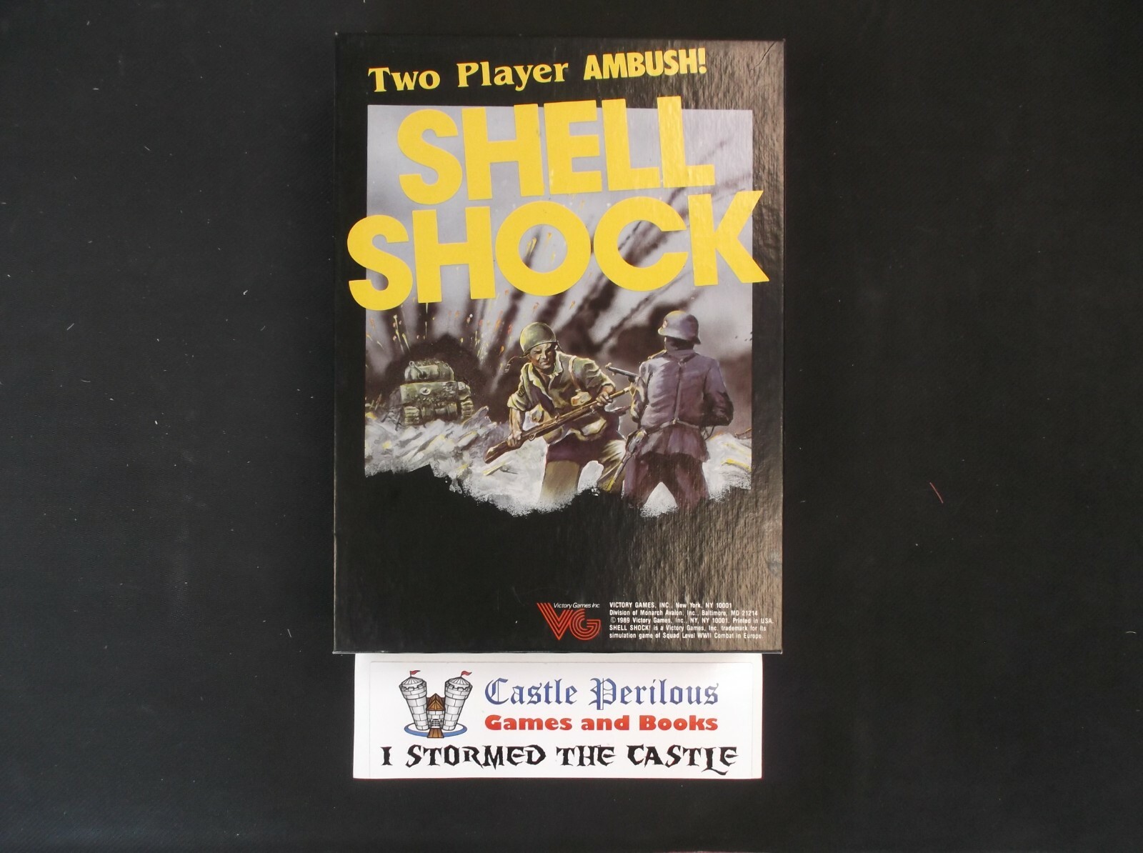 VG Victory Games 1989 - WW2 Shell Shock game - Two Player AMBUSH ...