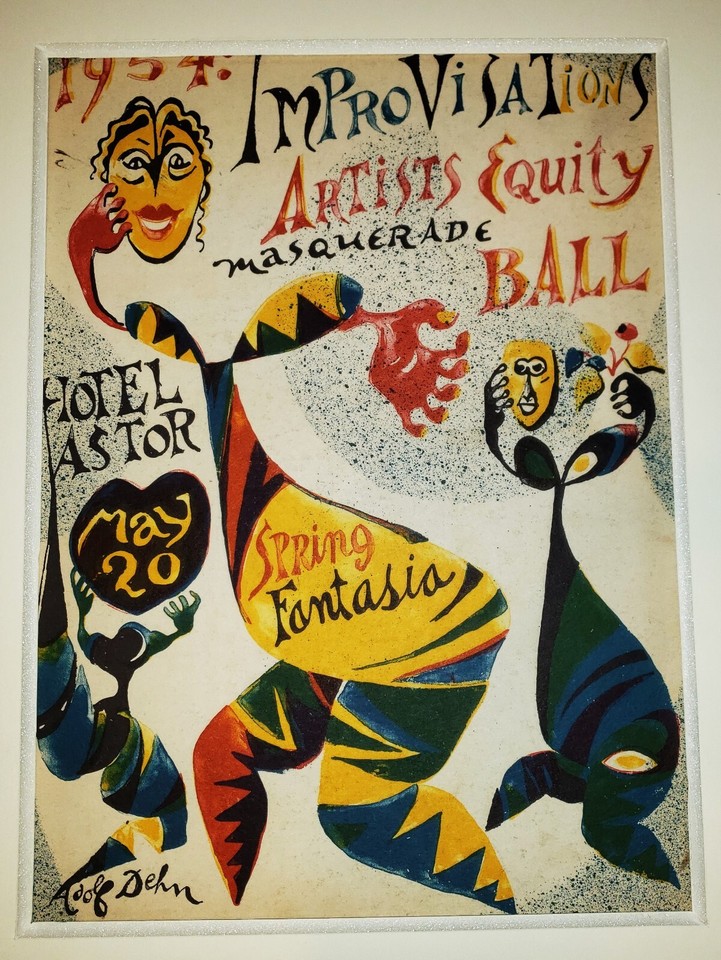 ADOLF DEHN (1895-1968) Original Limited Edition Color Lithograph 1950s ...