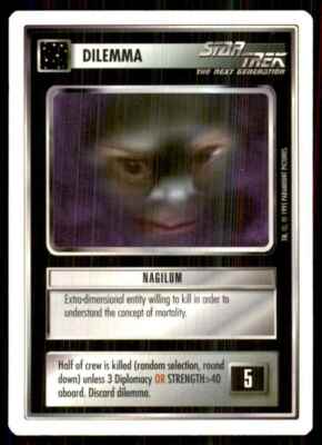 Nagilum Star Trek Premiere Unlimited CCG stccg WB NM | eBay