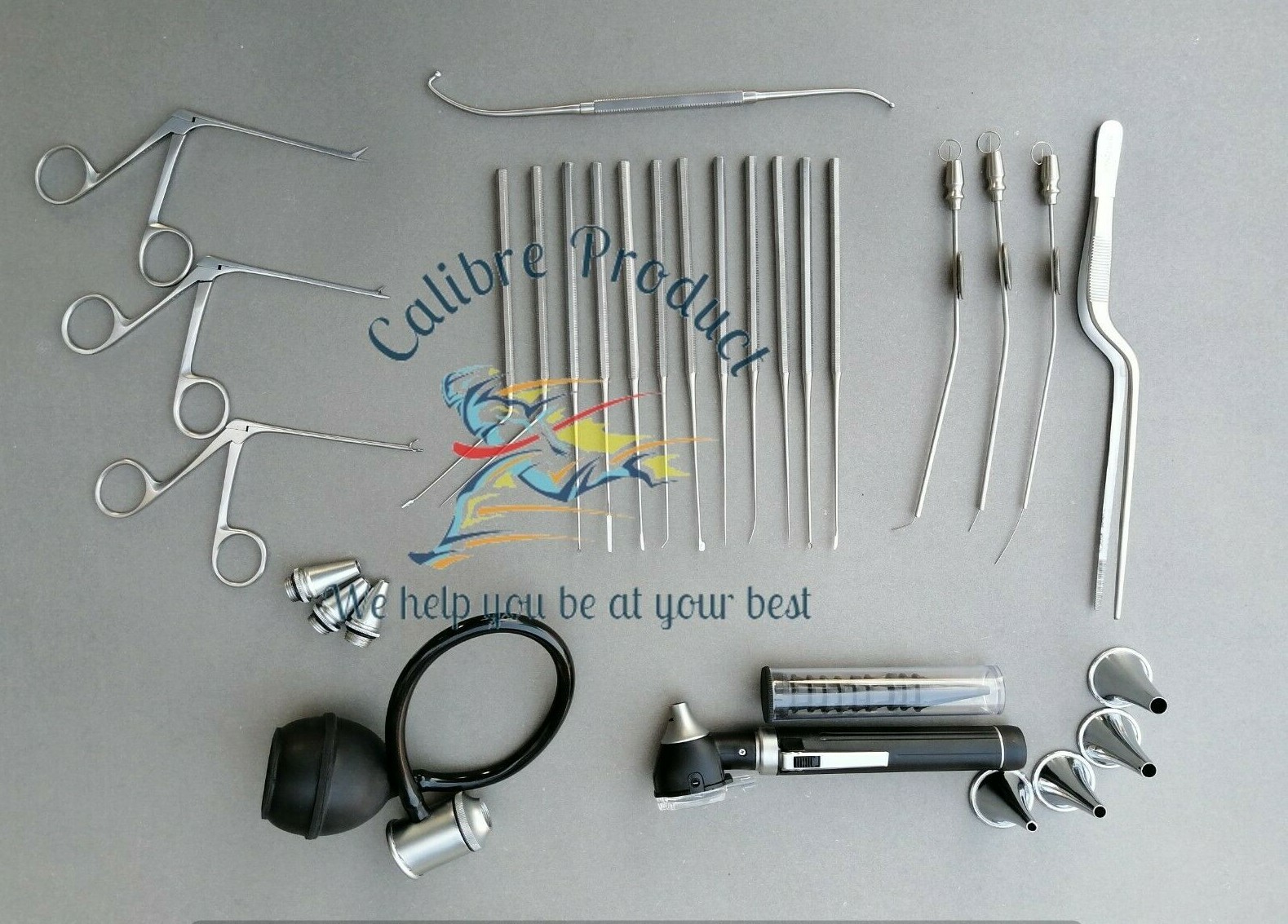 Micro shea,Hartman Ear Forceps,Barren Suction Tube & Mini Otoscope Ent ...