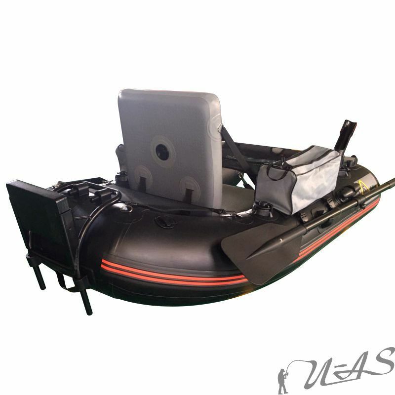 DELTA FISHING Belly Boat Infinity Black 1,60m mit LUXUS Ausstattung & 0 ...