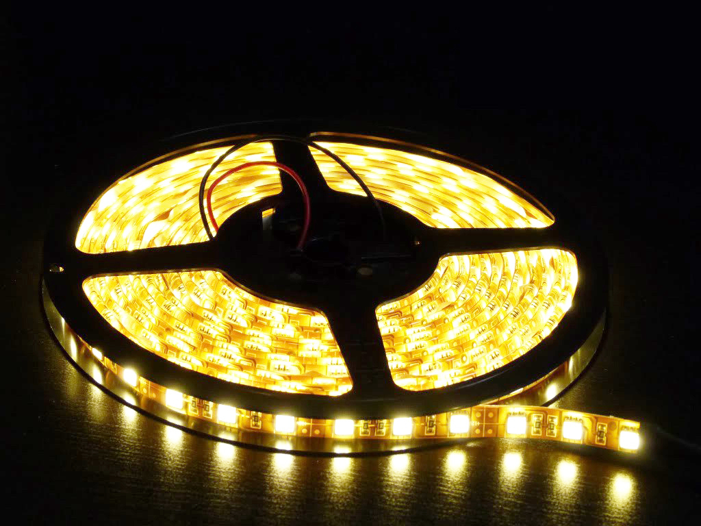 LED STRIP ADHESIVE SMD5050 1 METRE 60 LED 3000K° WARM WHITE CUT METRE V ...