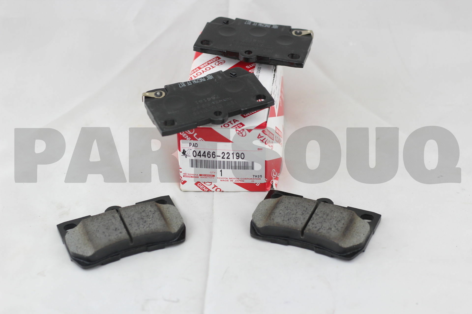 0446622190 Genuine Toyota PAD KIT, DISC BRAKE, REAR 04466-22190 | eBay