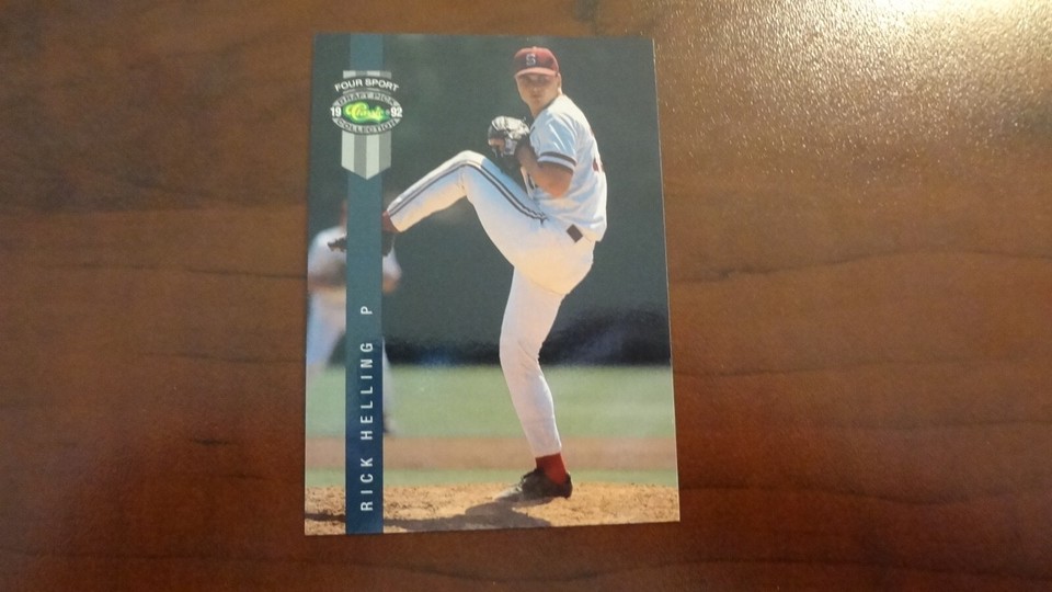 1992 CLASSIC GAMES INC. 4 SPORT #242 RICK HELLING BASEBALL CARD | eBay