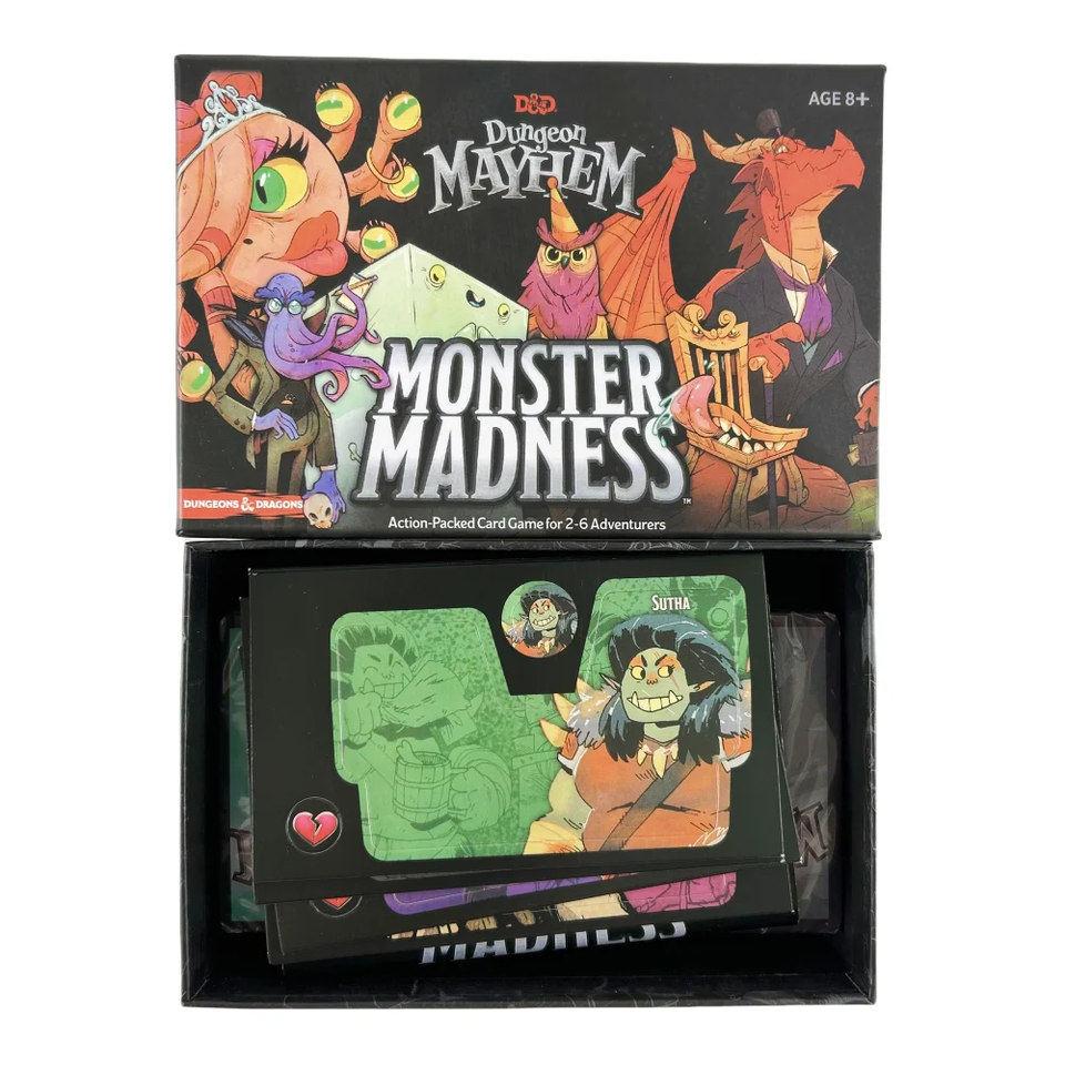 Dungeon Mayhem D&D Card Game 120 Cards Monster Madness Party Game | eBay