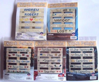 Janlynn Stitch Pallets Counted Cross Stitch Kits - You Choose, NEW | eBay