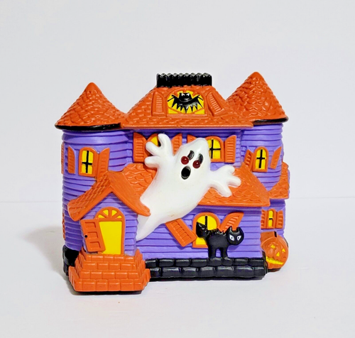 Vintage Avon Halloween Boo Drop Inn Howling Haunted House Lights And ...