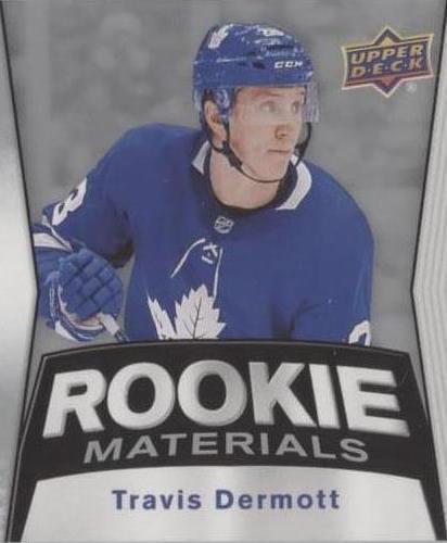 2018-19 Upper Deck - Rookie Materials Travis Dermott #RM-TD (MEM, RC ...