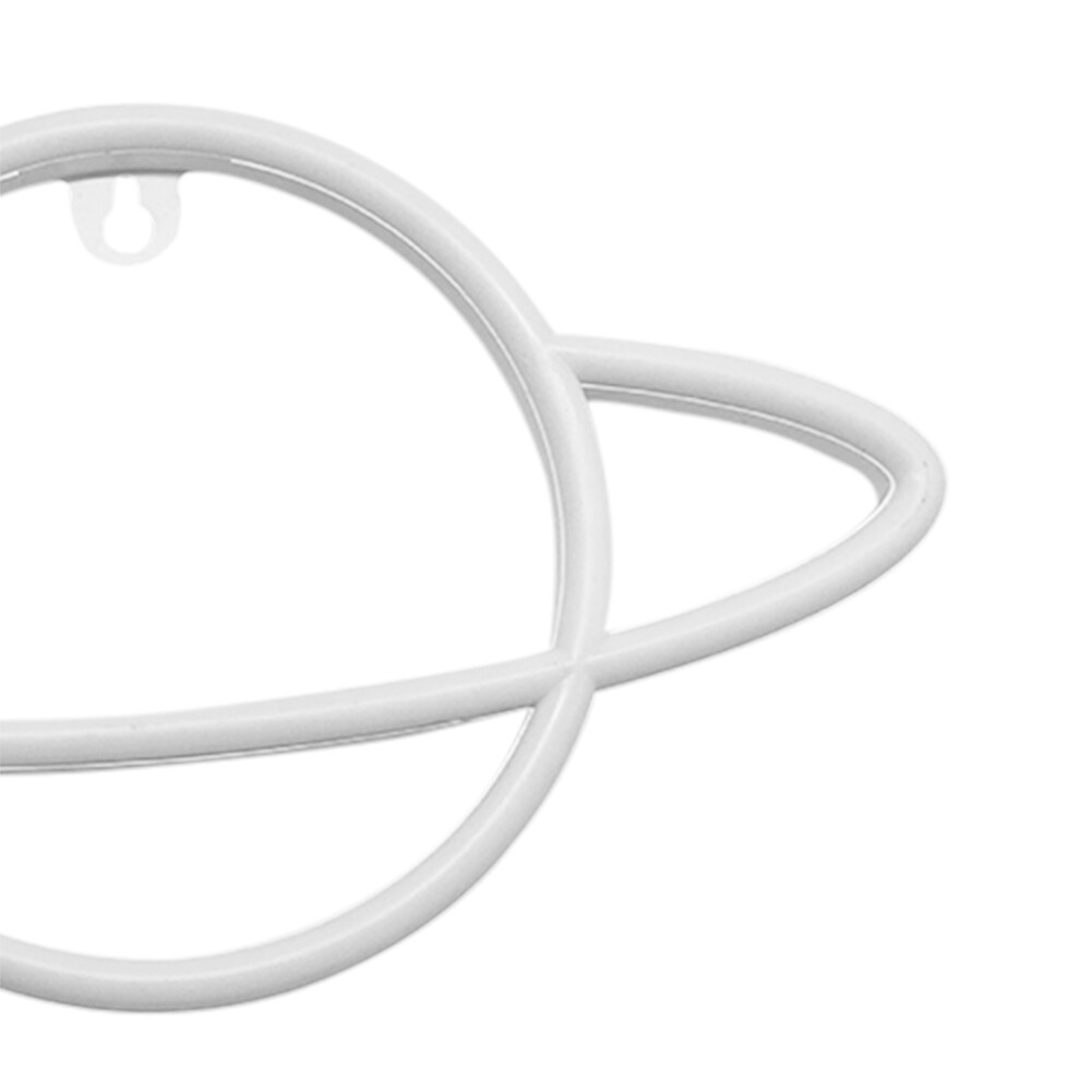 Elliptical Planet Shaped Sign Neon Lamp LED Dual Use Night Light Decor ...