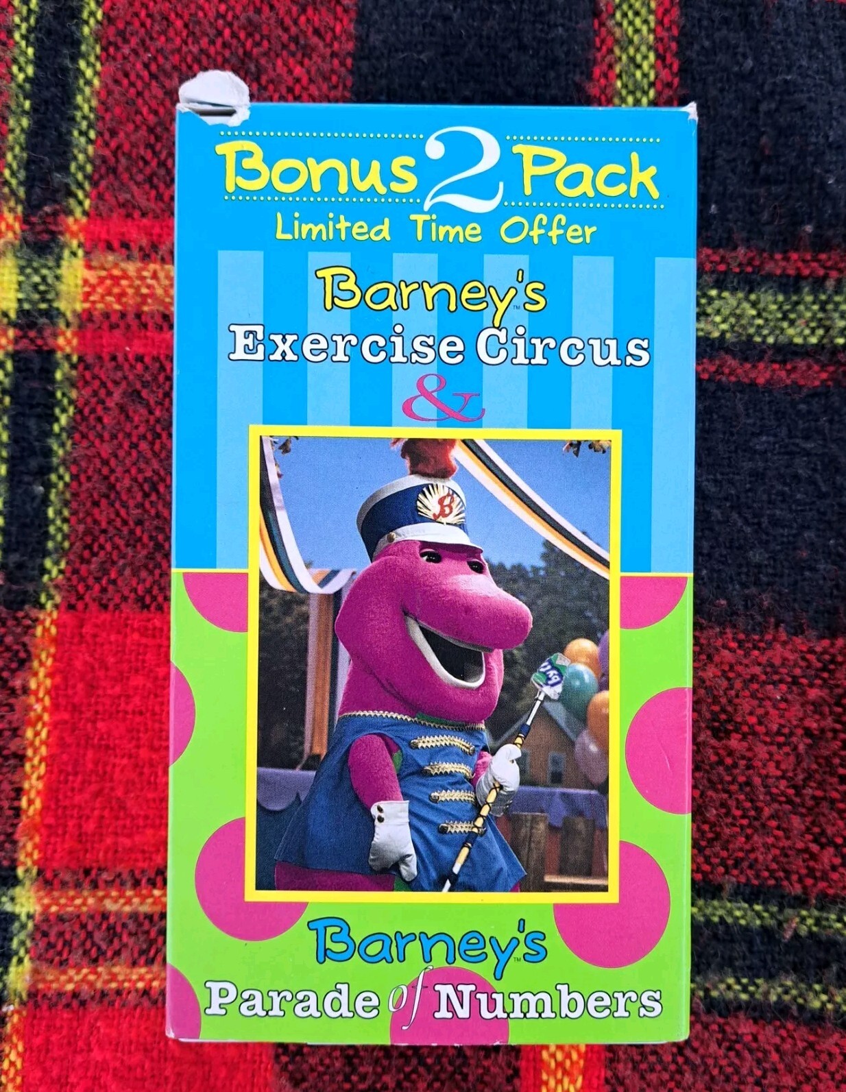Barney's Exercise Circus & Barney's Parade of Numbers - 1996 VHS ...