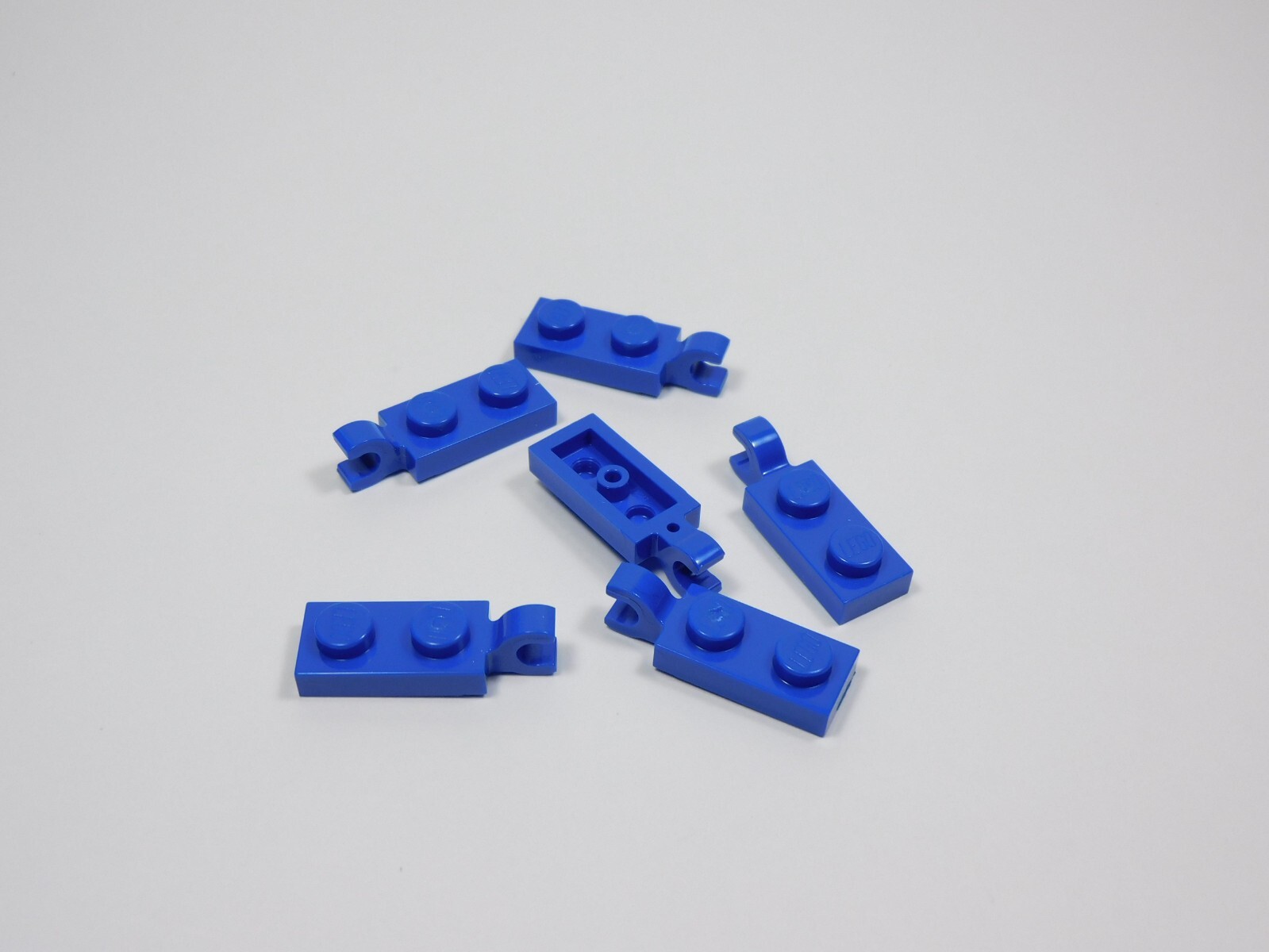 LEGO Lot of 6 Blue 1x2 Modified Plates w/ Clip on End H3 | eBay