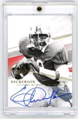 2014 Upper Deck SP Authentic Collegiate Eric Dickerson On Card Auto SP ...