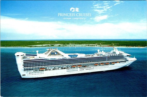 Cruise Line Advertising PRINCESS CRUISES Ship Underway 4X6 Postcard | eBay