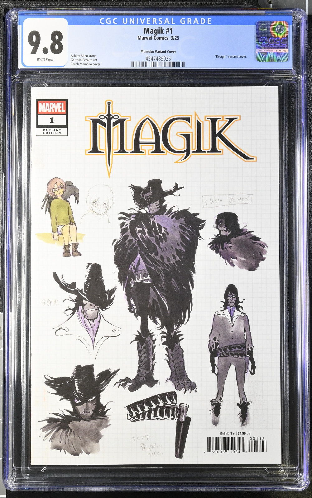 Magik #1 Peach Momoko Design Variant CGC 9.8 | eBay