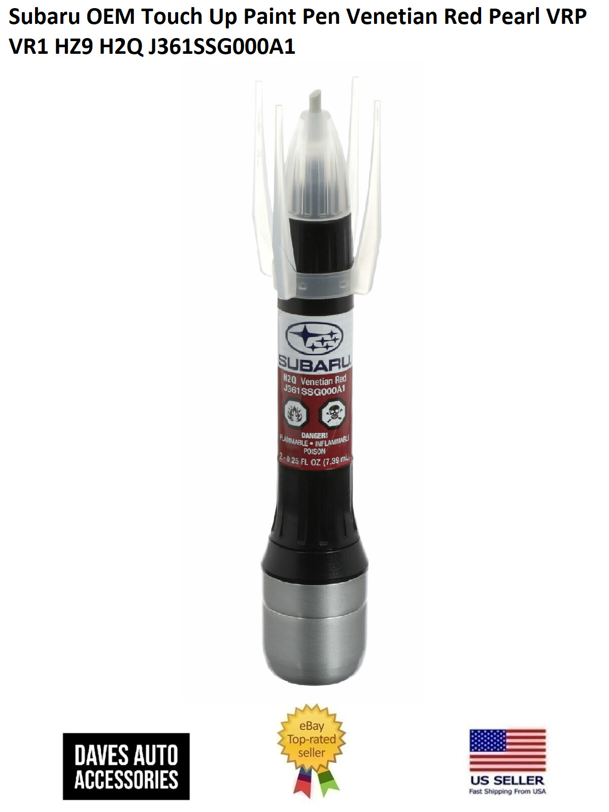 Subaru OEM Touch Up Paint Pen Venetian Red Pearl VRP VR1 HZ9 H2Q ...