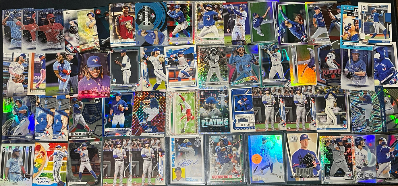 Huge Toronto Blue Jays Card Lot of (400+) Rookies Parallels Inserts ...