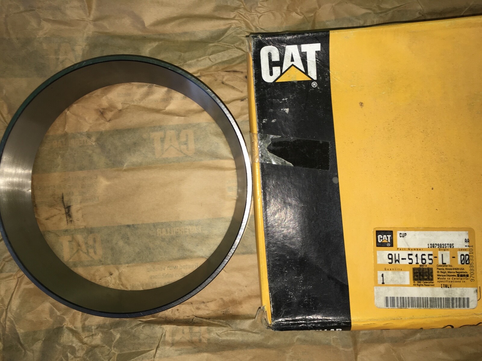 CAT Tapered Cup Pt# 9W-5165 CATERPILLAR Final Drive Bearing 3304 3306 ...