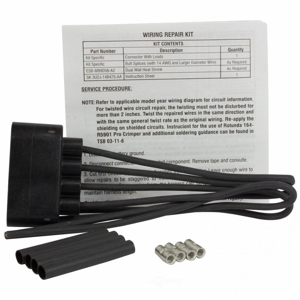 HVAC Blower Motor Resistor Connector Motorcraft WPT-726 for sale online ...