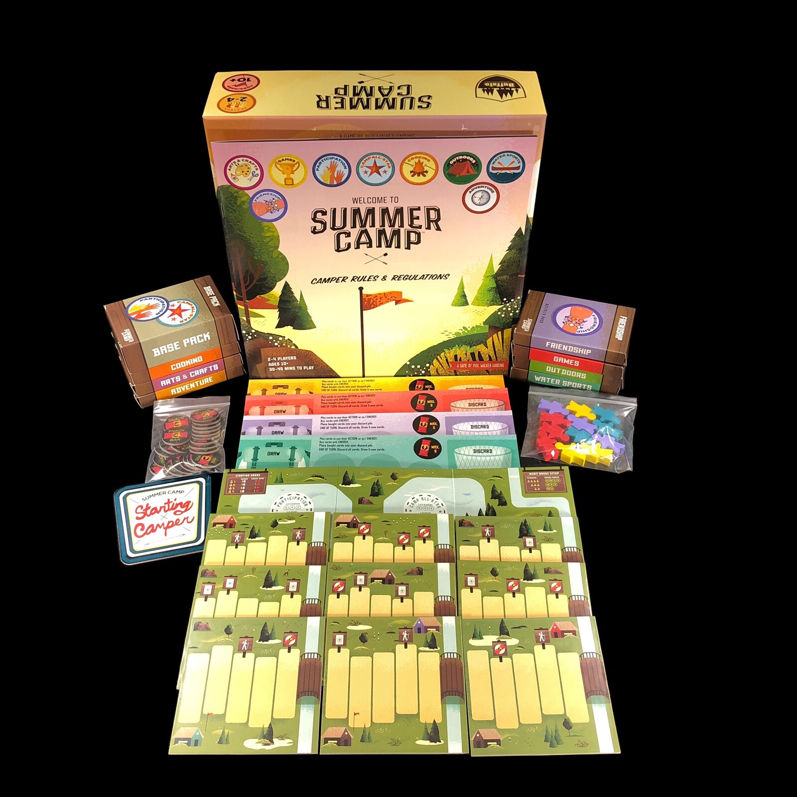 COMPLETE Buffalo Summer Camp Board Game Phil Walker-Harding 2-4 Players ...