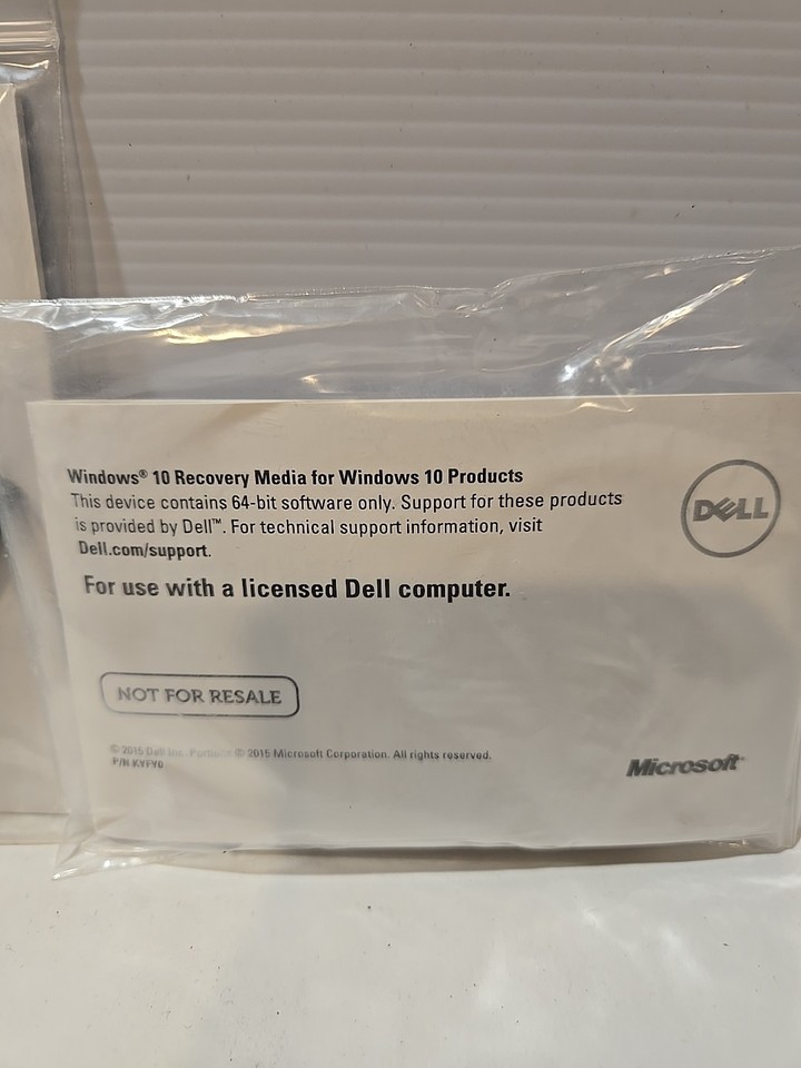 DELL Windows 10 Recovery Media USB Part Number 55YG7_A00 - NEW | eBay