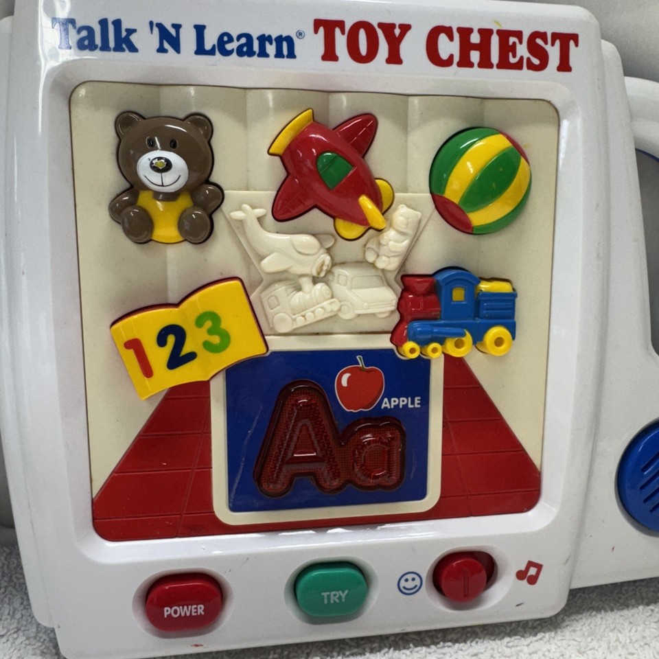 Scientific Toys Vintage Talk N Learn Toy Chest Works | eBay