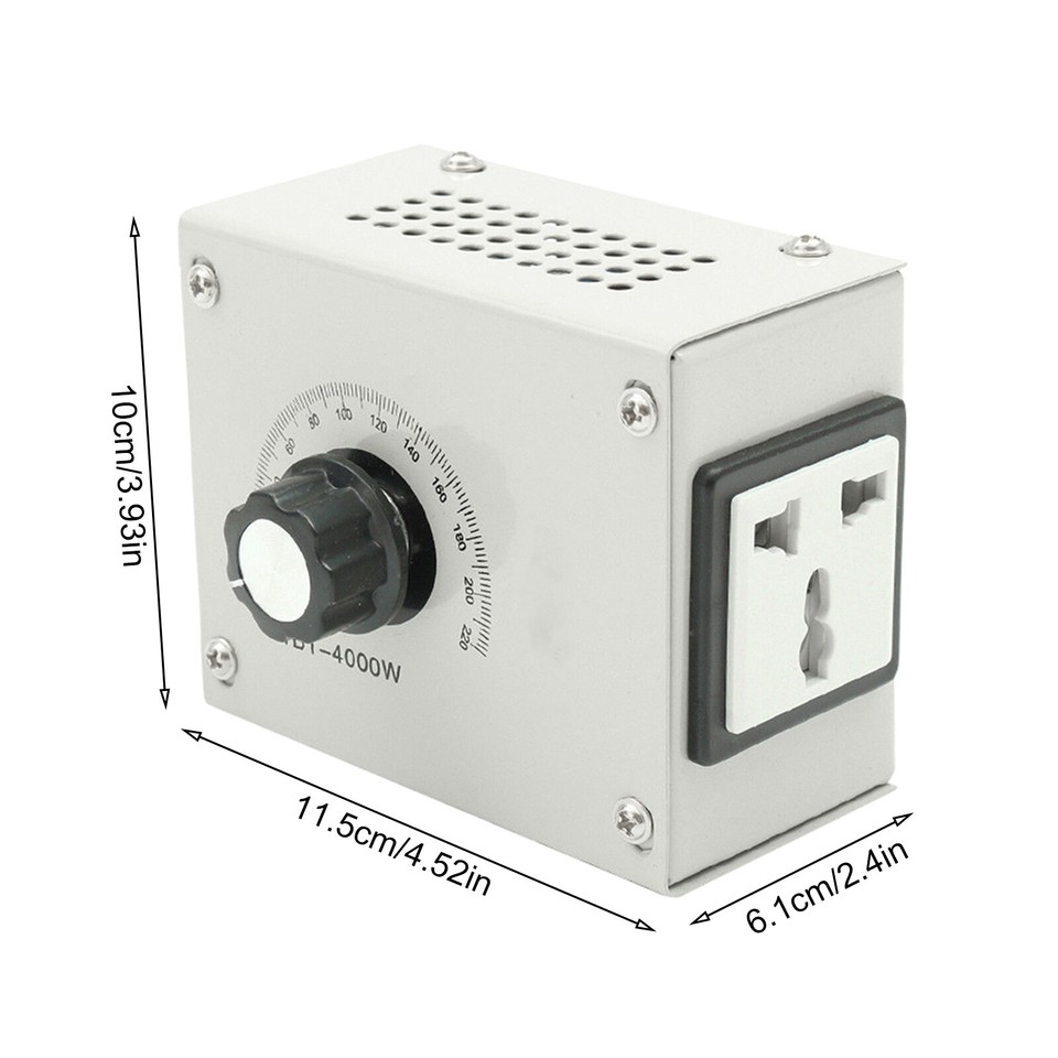 AC 10V - 220V 4000W Motor Router Speed Control Variable PWM HHO RC ...