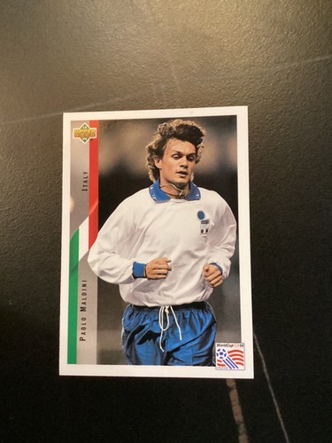 Paolo Maldini 1994 Upper Deck World Cup Soccer #150 card, Italy | eBay