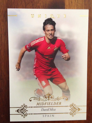 2015 Futera Unique Football Soccer Card Spain DAVID SILVA Mint | eBay