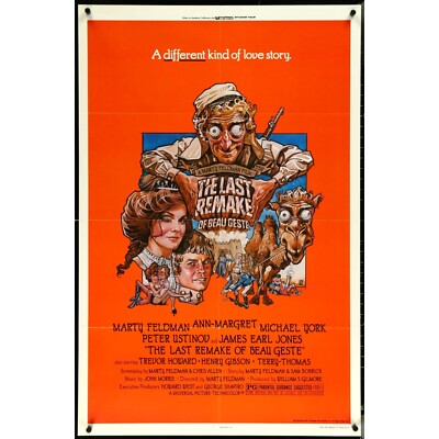 The Last Remake of Beau Geste (1977) Original Folded Movie Poster 27x41 ...