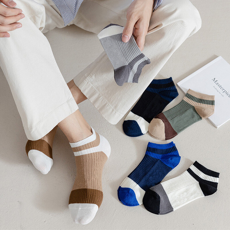7Pairs Men Casual Ankle Socks Students Gym Sports Running Comfort ...