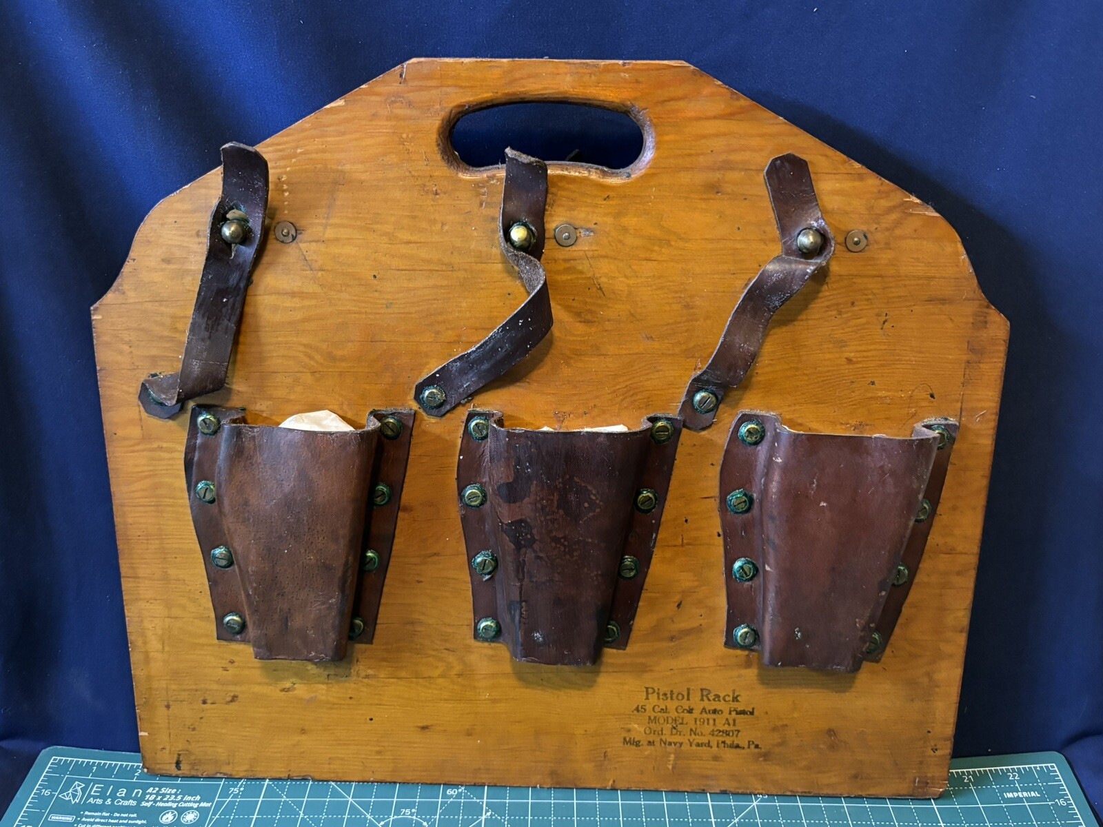 WW2 Colt 1911A1 Rare USN US Navy Ship Armory Pistol Rack | eBay